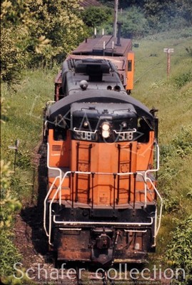 Original Slide Milwaukee Road at Platteville - Calamine WI July 1971 | eBay