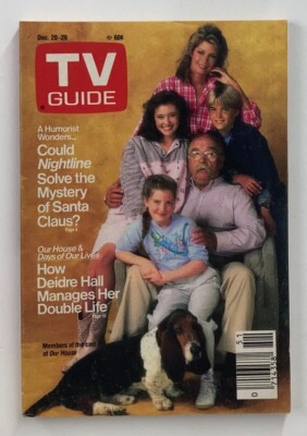 TV Guide Magazine December 20 1986 The Cast of Our House N.Y. Metro Ed ...