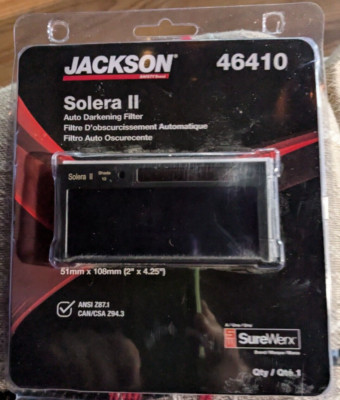 Jackson Solera II Auto Darkening Filter - New Sealed Package | eBay