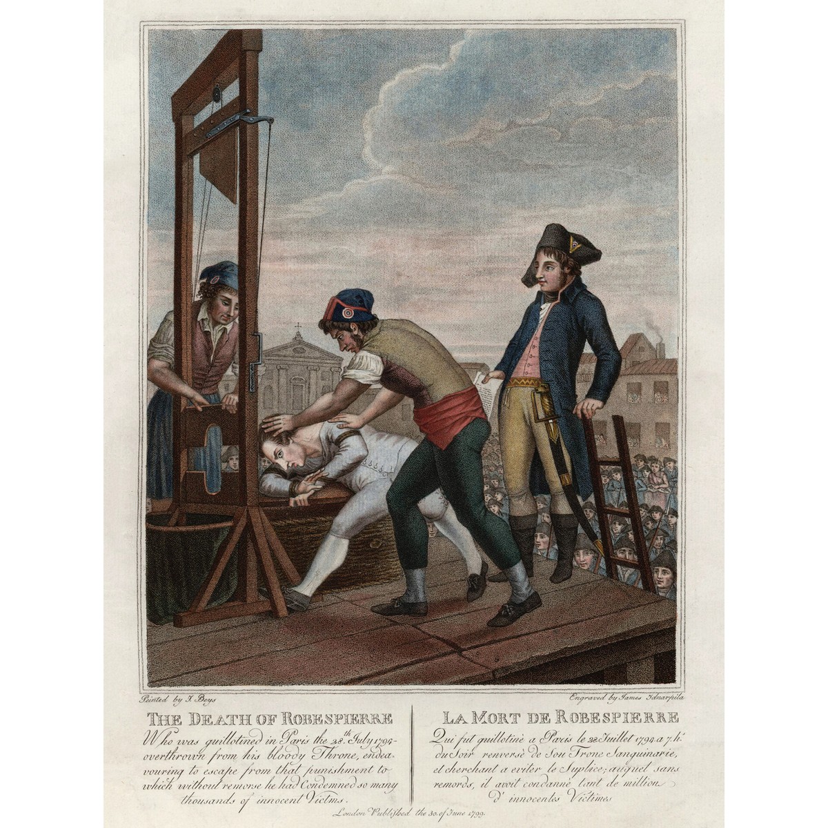 Guillotine Execution Drawing The Decapitation Experiments Of Jean