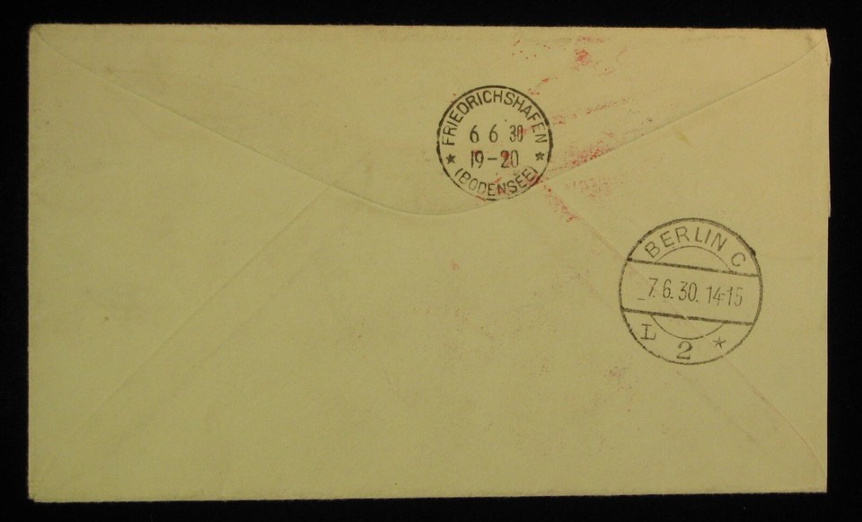 US Stamp #C14 $1.30 Graff Zeppelin First Europe Pan-America Round ...