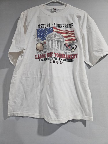 Labor Day Tournament 2003 Patriotic Cotton T-shirt | eBay