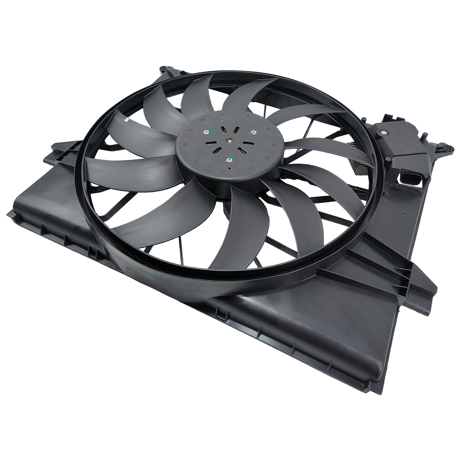 Radiator Cooling Fan Assembly Fits Mercedes-Benz GL320 GL350 GL550 ...