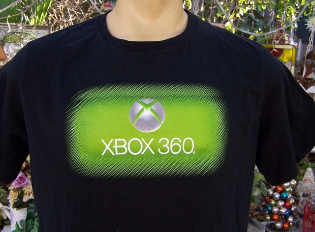 Men's XBOX 360 Black T-shirt size L | eBay