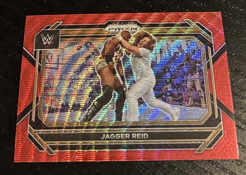 2023 Panini Prizm WWE Jagger Reid Red Wave Prizm | eBay