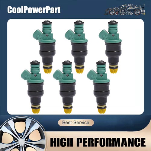 6X FUEL INJECTORS For BMW 323 325 523 525 E36 E34 2.5L 6 CYL INJECTOR ...