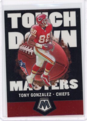 🔥 Tony Gonzalez 🔥 2020 Panini Mosaic "Touch Down Master" #TM15 KC ...