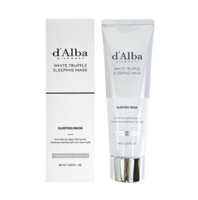 D'Alba white truffle sleeping mask 60ml moisture skin balancing care ...