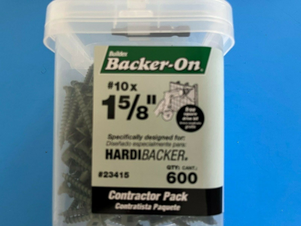 Cement Backer Board Screws
