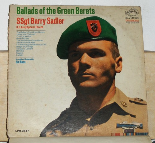 SSgt Barry Sadler - Ballads Of The Green Berets 1966 Mono Vinyl LP ...