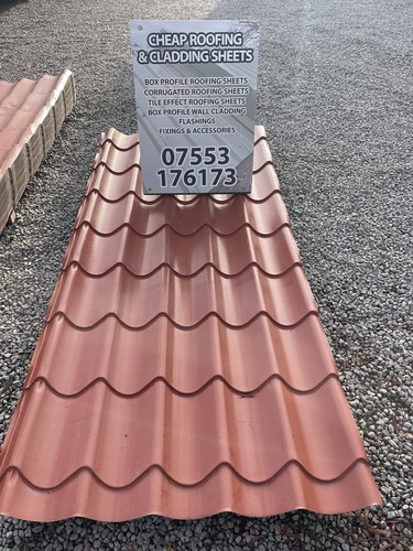 Terracotta pan tile effect roofing sheets | eBay UK