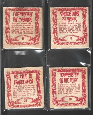MONSTER FLIP BOOK MOVIES LOT OF 4 - #15 16 25 26 FRANKENSTEIN, THE ...
