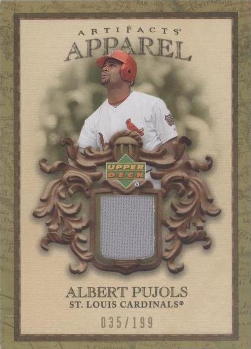 2007 Upper Deck Artifacts - Mlb Apparel Albert Pujols #MLB-AP /199 (MEM) for sale online | eBay