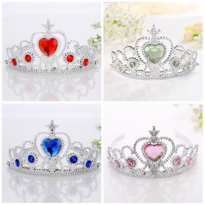 Girls Princess Tiara Crown Kids Party Accessories Child Christmas ...