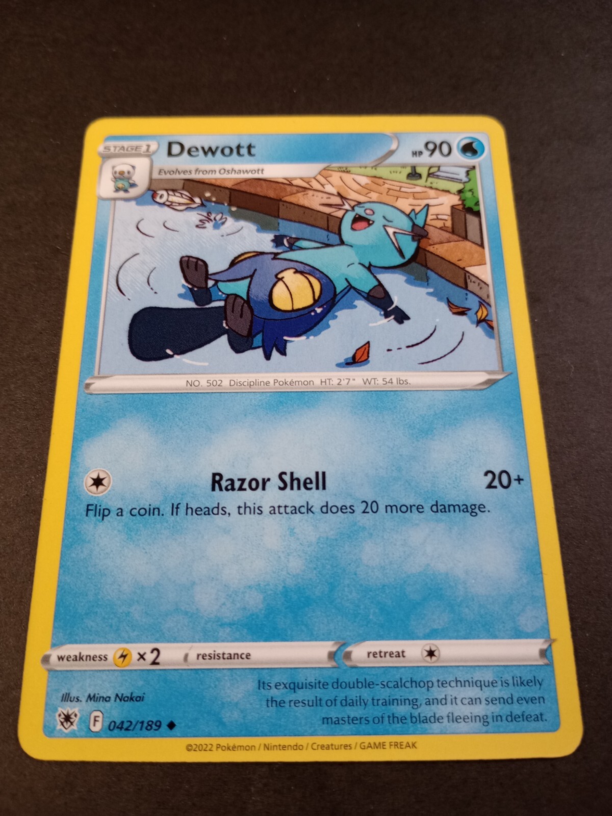 Pokemon Astral Radiance Dewott Uncommon Card 042/189 NM | eBay