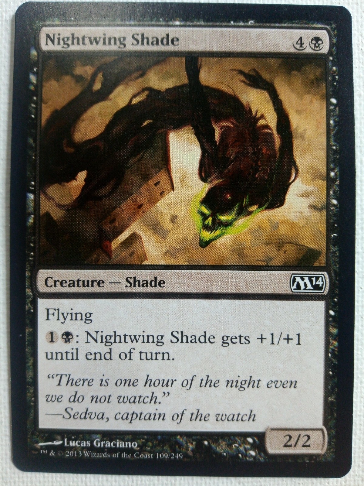MTG+Nightwing+Shade+Magic+2014+109%2F249+Regular+Common for sale online ...