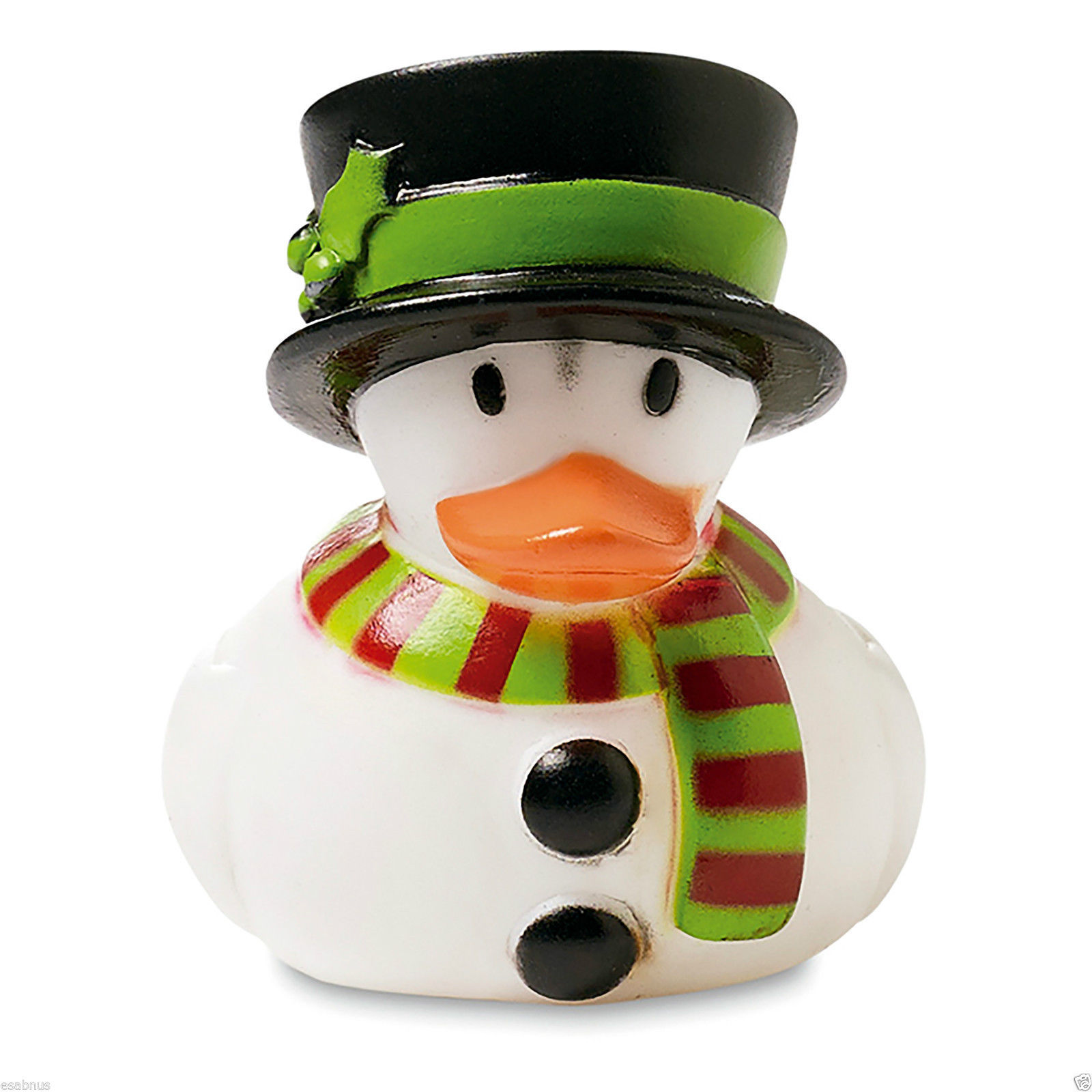 Snowman rubber duck NOVELTY PARTY FAVOUR/ STOCKING FILLER Christmas ...