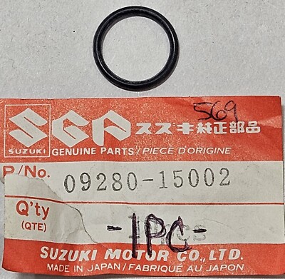 1 NOS Genuine Suzuki RM 80 125 Factory Rubber O-RIng RM80 RM125 OEM ...