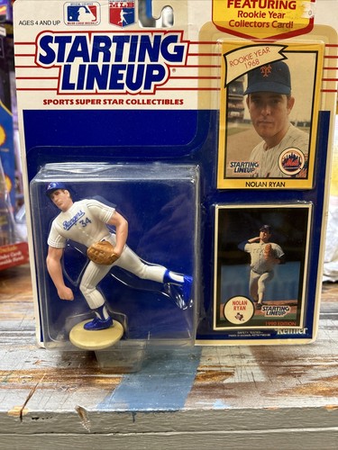 NOLAN RYAN 1990 Texas Rangers Kenner Starting Lineup SLU Action Figure ...