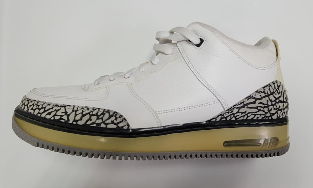 Jordan Fusion Jordan 3 White Elephant Print - 323626-… - Gem