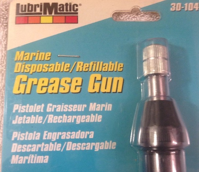 Lubrimatic 30-104 Marine Disposable & Refillable Grease Gun for sale ...
