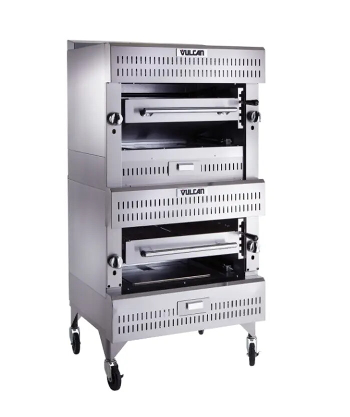 Vulcan VIR2 V Series Heavy Duty Gas Double Deck Infrared Broiler | eBay