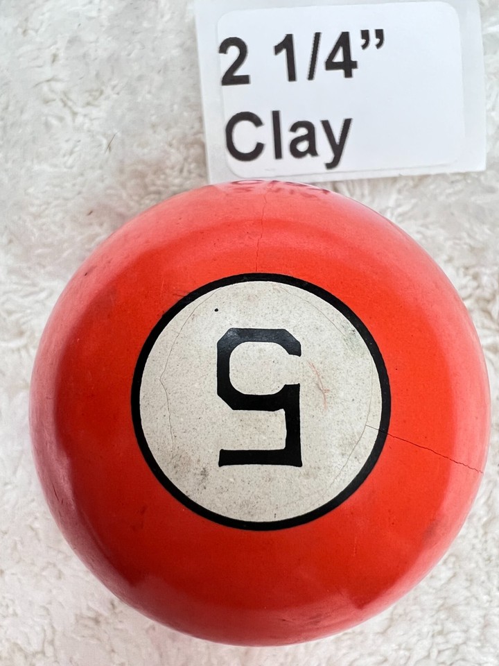 #5 Pool Ball. Antique, Vintage And Current Style Balls. Many To Choose ...