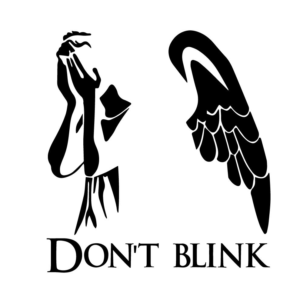 Weeping Angel Silhouette 3ft 4ft 5ft 6ft 7ft 8ft Dr Who Weeping Angel