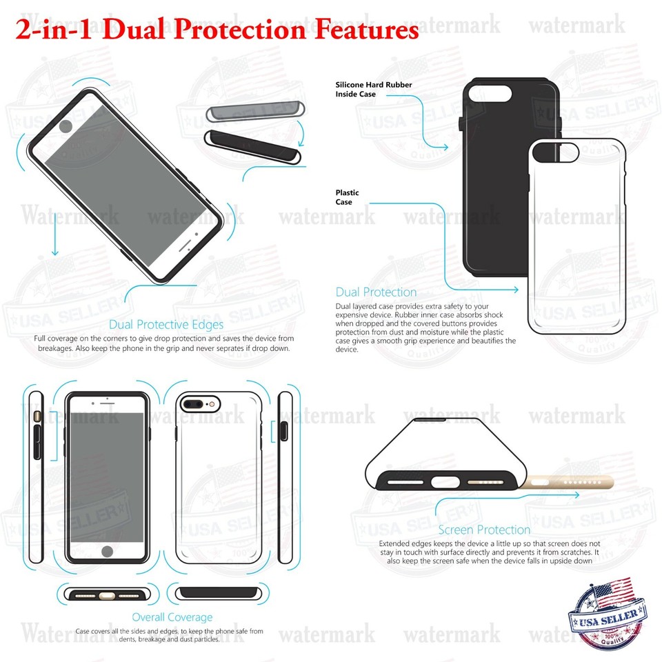 American Flag Love it or Leave it Custom Phone Case fits iPhone Samsung ...