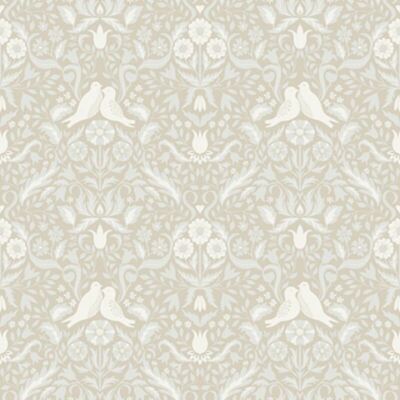 14026 - Ekbacka Floreale Colombe Beige Galerie Carta da Parati | eBay