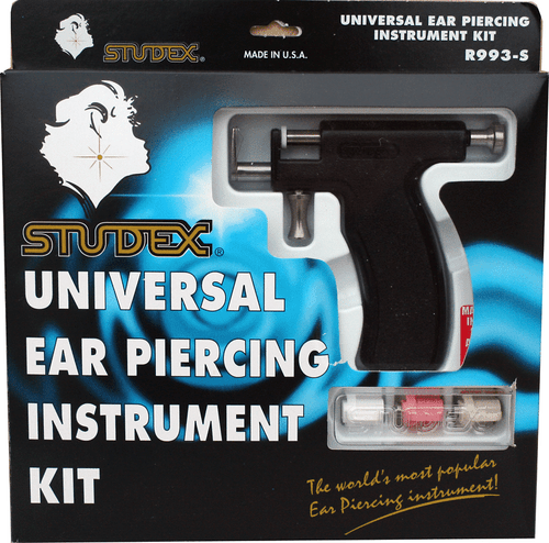 EAR PIERCING GUN R993 STUDEX INSTRUMENT STARTER KIT Ear Piercing Tool ...