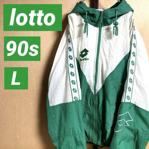 Lotto Italia Lot Nylon Hoodie 90S Rare Design Embroidery | eBay