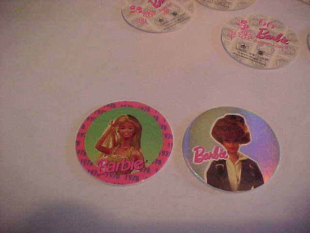 Barbie Pogs Canadian Exclusive Mixed Barbie Vintage Pink Box Lot of 8 ...