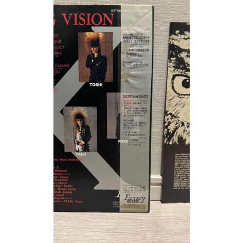 X/Vanishing Vision 12" Extasy Record Yoshiki Hide Toshi X JAPAN 1988 ...