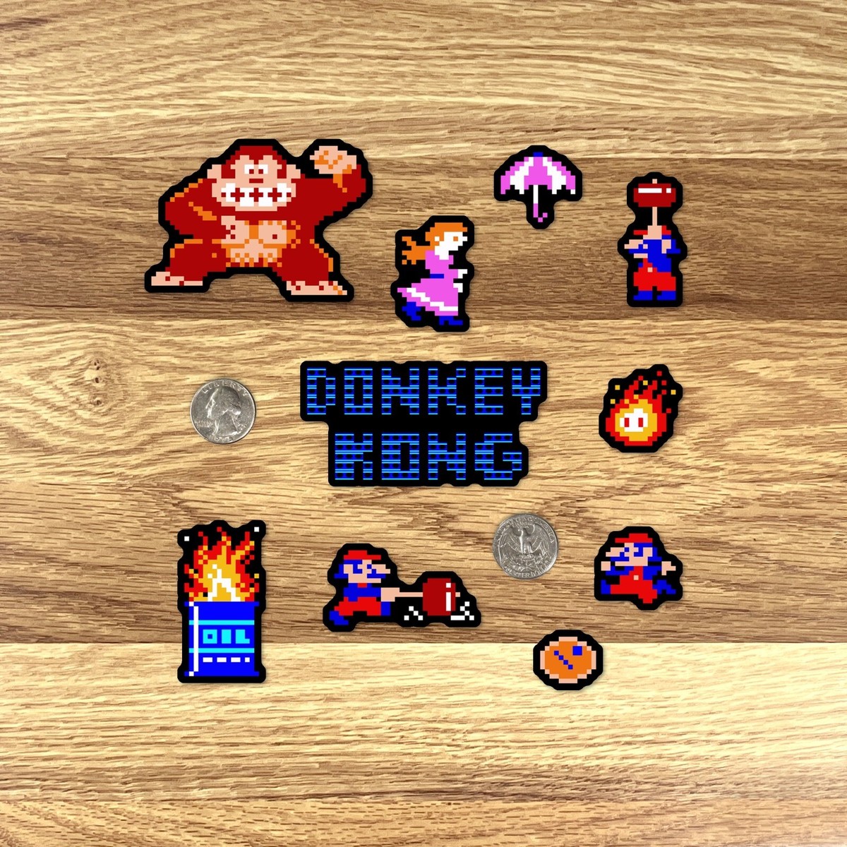 Donkey Kong Barrel Pixel