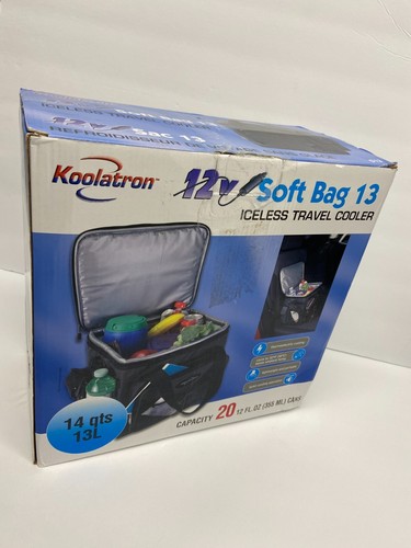 Koolatron D-13 Portable Koolatron "Softsided Cooler" capacity 14 qt Black/Gray 59586509445 | eBay