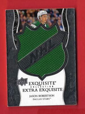 Jason Robertson 2020 Black Diamond Exquisite Collection Extra Jersey ...