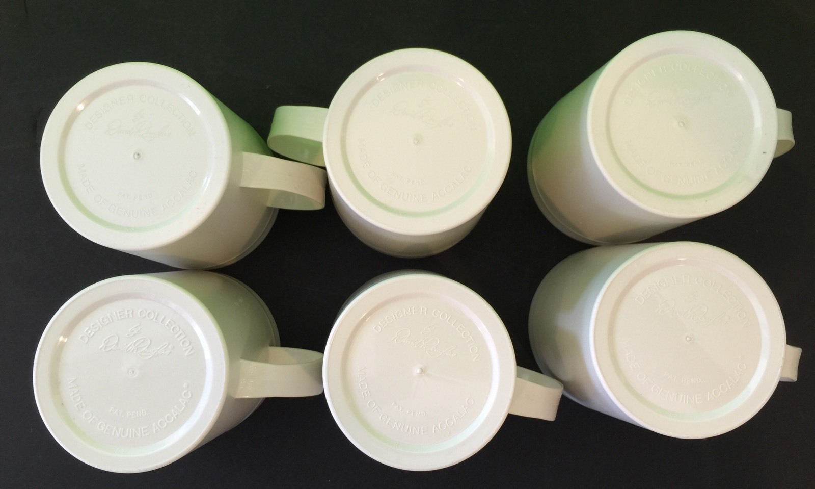 Vintage Set Of 6 1960s Therm Ware Cups By David Douglas And Co ...