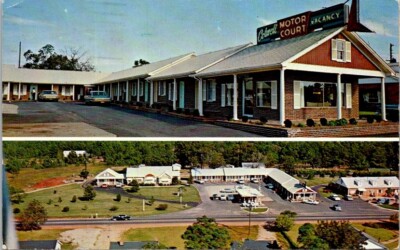 Vintage Postcard View of Colwell's Motor Court Motel Thomaston Georgia ...