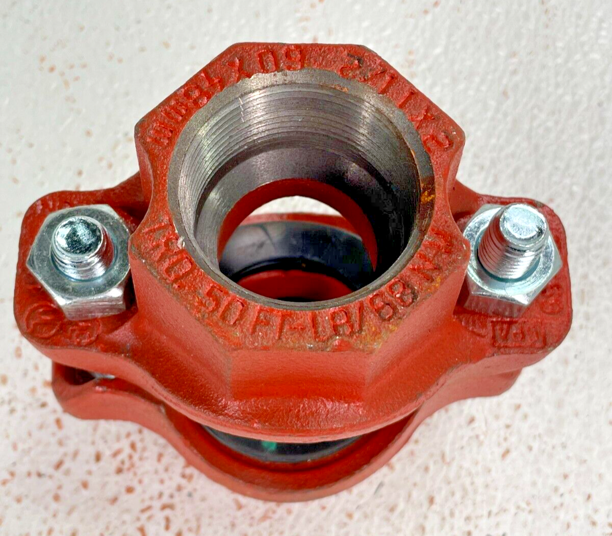 Victaulic 920N Mechanical Tee Dual-Outlet 2" Pipe Size x 1-1/2" F-NPT ...