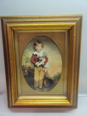 The boy with dog titled "Master Simpson" artwork by Arthur William ...