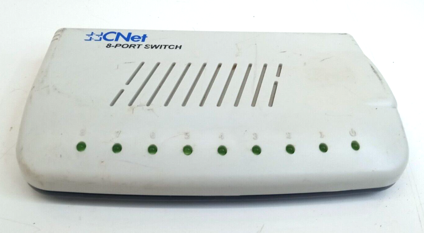 Network Ethernet Switch 10/100 BaseT (CSH-800) CNET 18-1SGH800CFB 8 ...