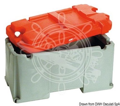Osculati Polyethylene Single Battery Box Up to 200 Ah | eBay