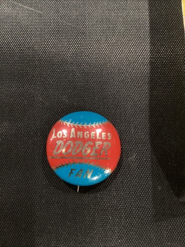 1964 Los Angeles LA Dodgers Crane Potato Chips Dodger Fan Baseball Pin ...