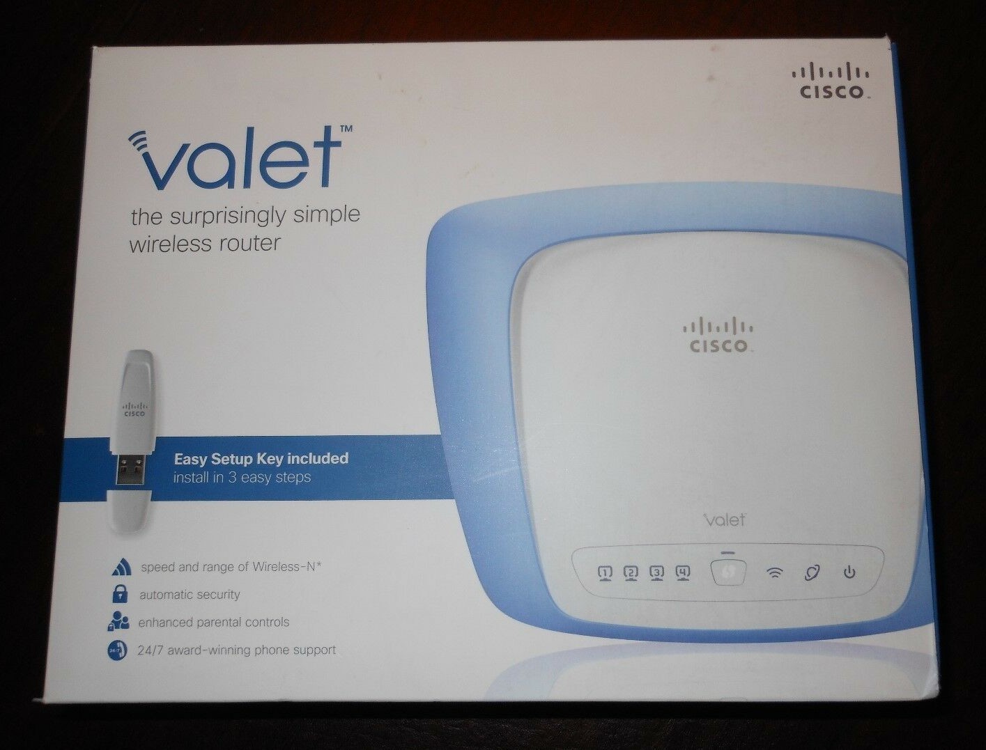 Cisco Linksys Valet M10 300 Mbps 4-Port 10/100 Wireless N Router M10 ...