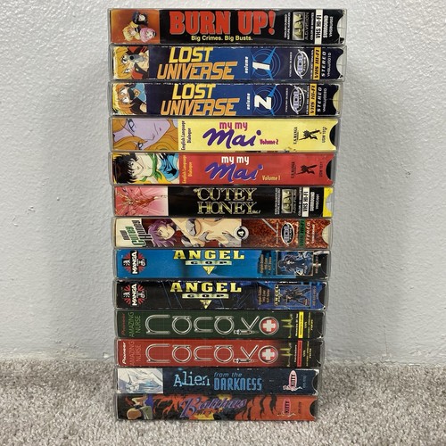 Vintage Lot Of Anime Vhs Alien From The Darkness, Balthus Tia’s ...