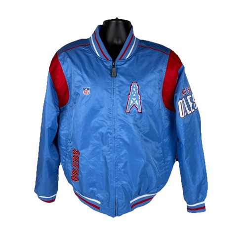 Tennessee Houston Oilers Rare Varsity Jacket Men's Large Blue Red New ...