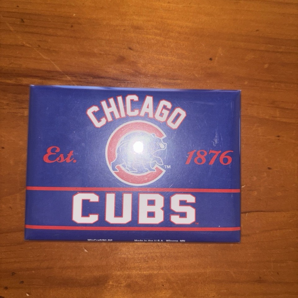 Vintage Chicago Cubs Logo MLB Refrigerator Magnet Baseball | eBay
