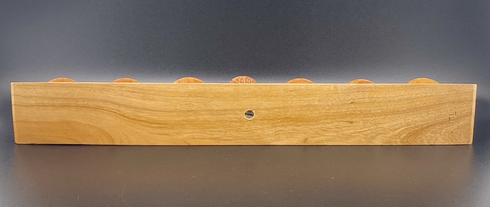 VTG Possibly Antique Hand-Carved Wood Affixed Cup Holder, Signed By ...