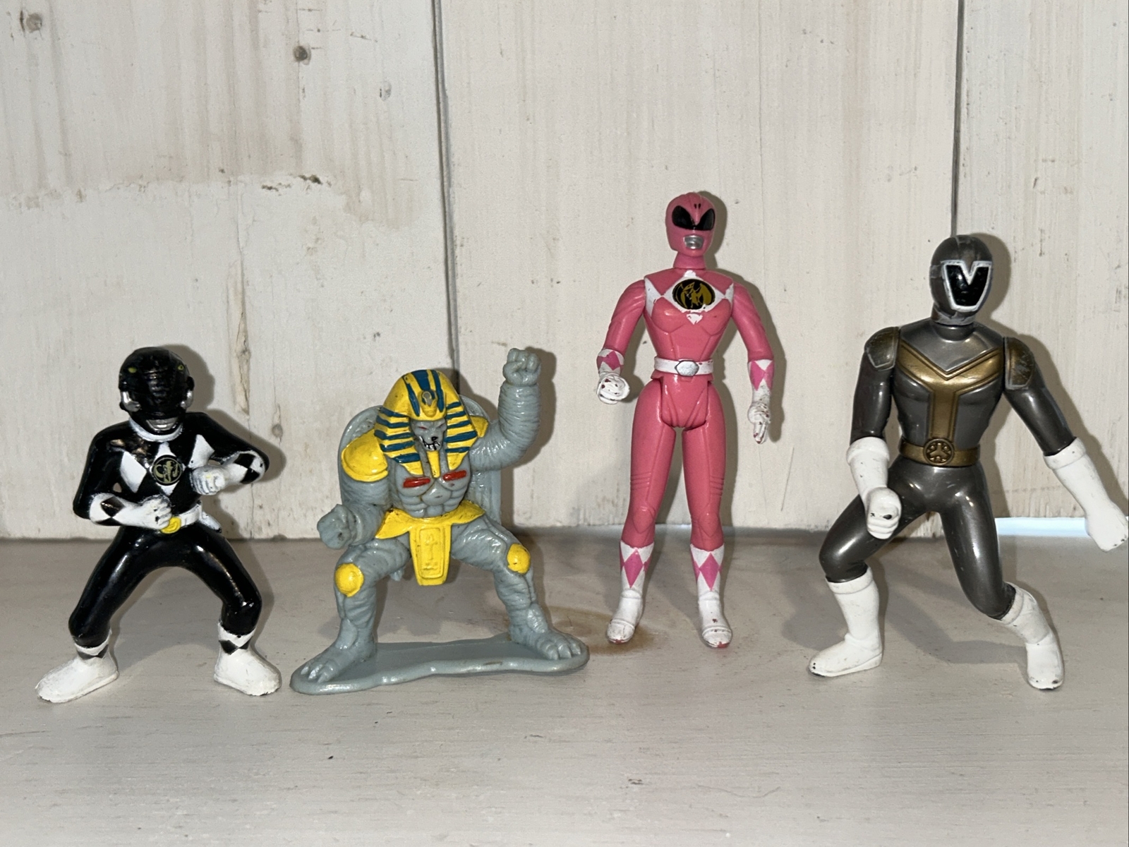 Lot of 4 Vintage Small Power Rangers Figures 1993-2000 Rare 3-4" | eBay
